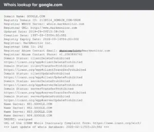 Top 7 WHOIS Lookup Sites and Tools